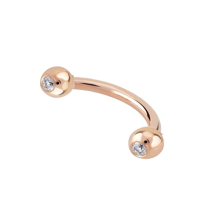 Diamond Ball Eyebrow Piercing – Vanhess