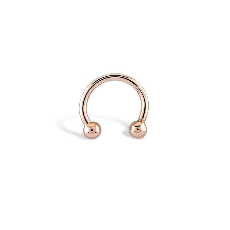 Golden Ball Septum Piercing – Vanhess