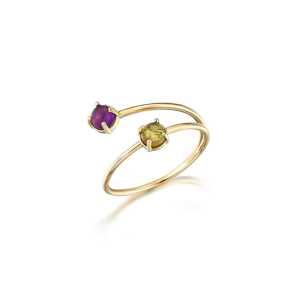 Amethyst & Citrine Ring - Exquisite Gemstone Jewelry – Vanhess