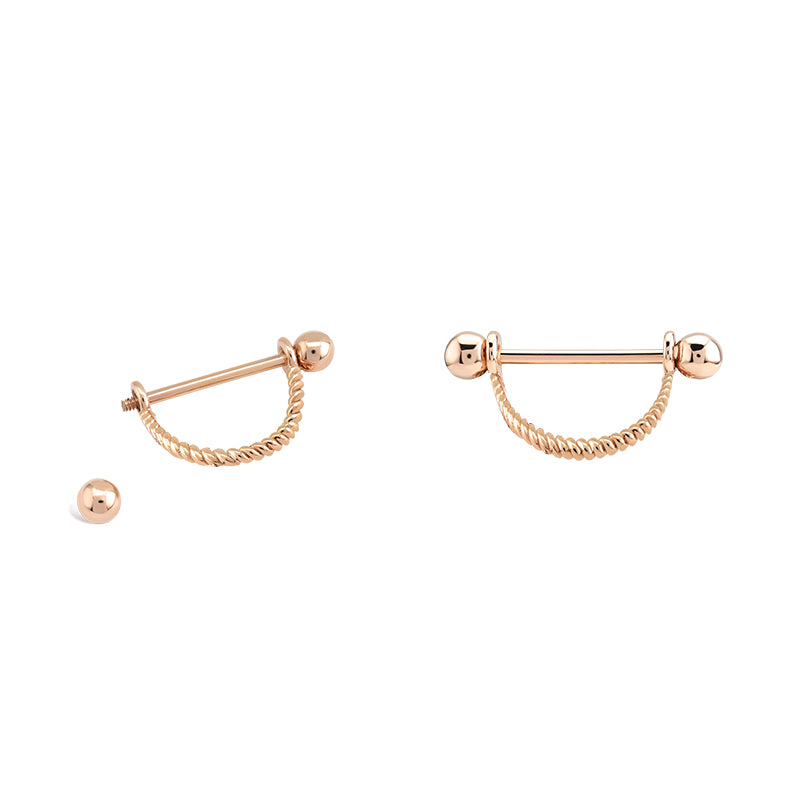 Twisted Nipple Piercing – Vanhess